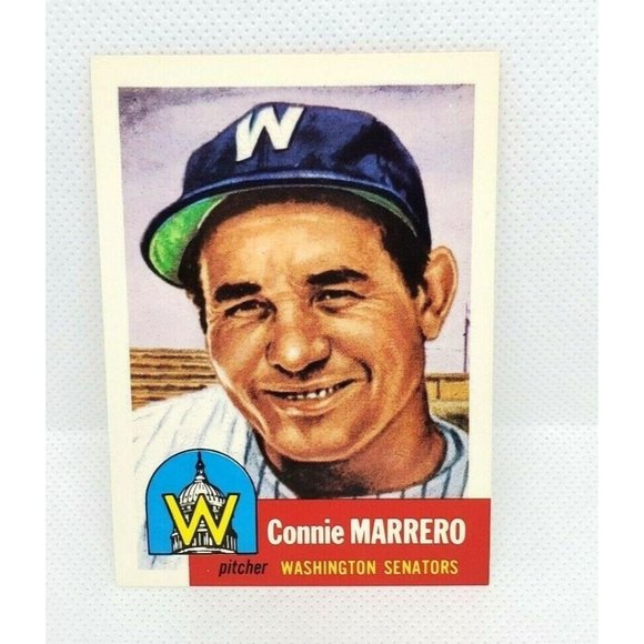 Topps | Other | Connie Marrero 991 Topps Archives The Ultimate 1953 ...